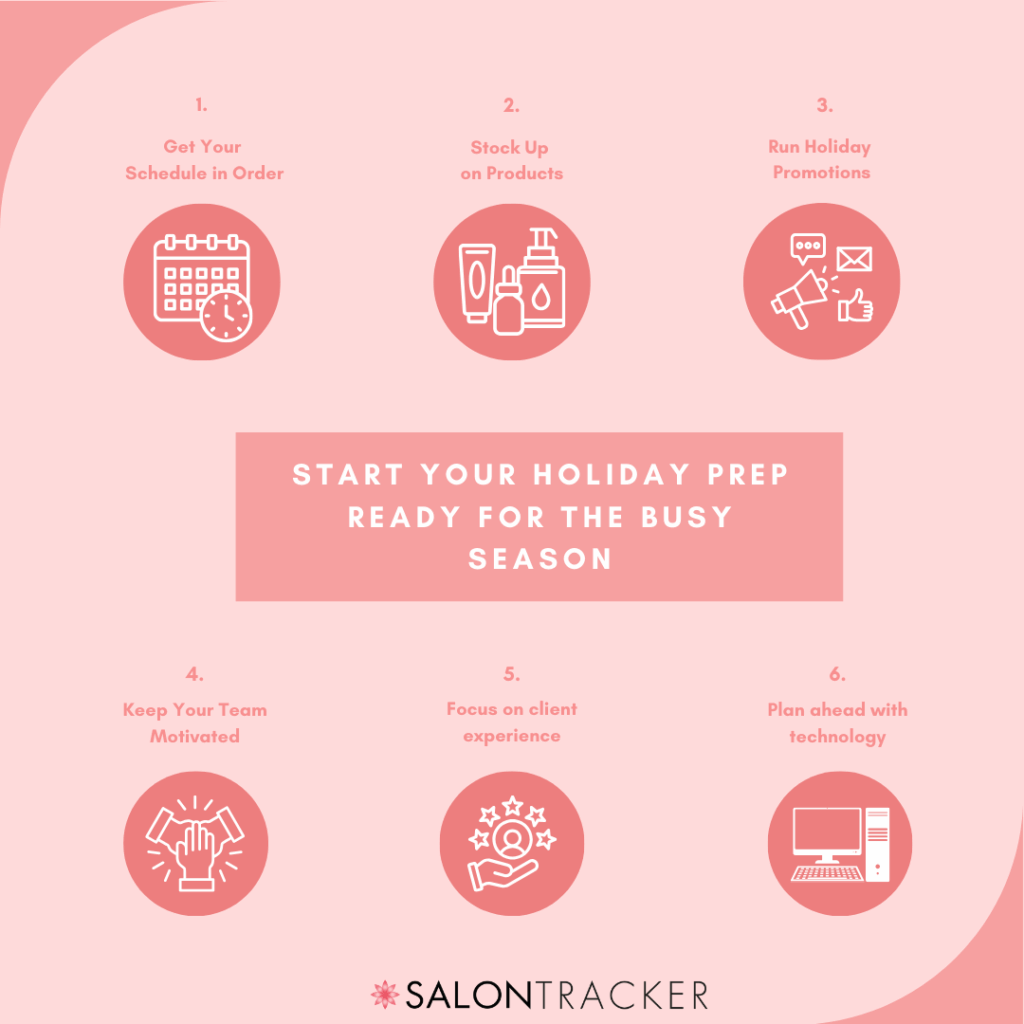 Start your holiday prep ready for the busy season – Salon Tracker